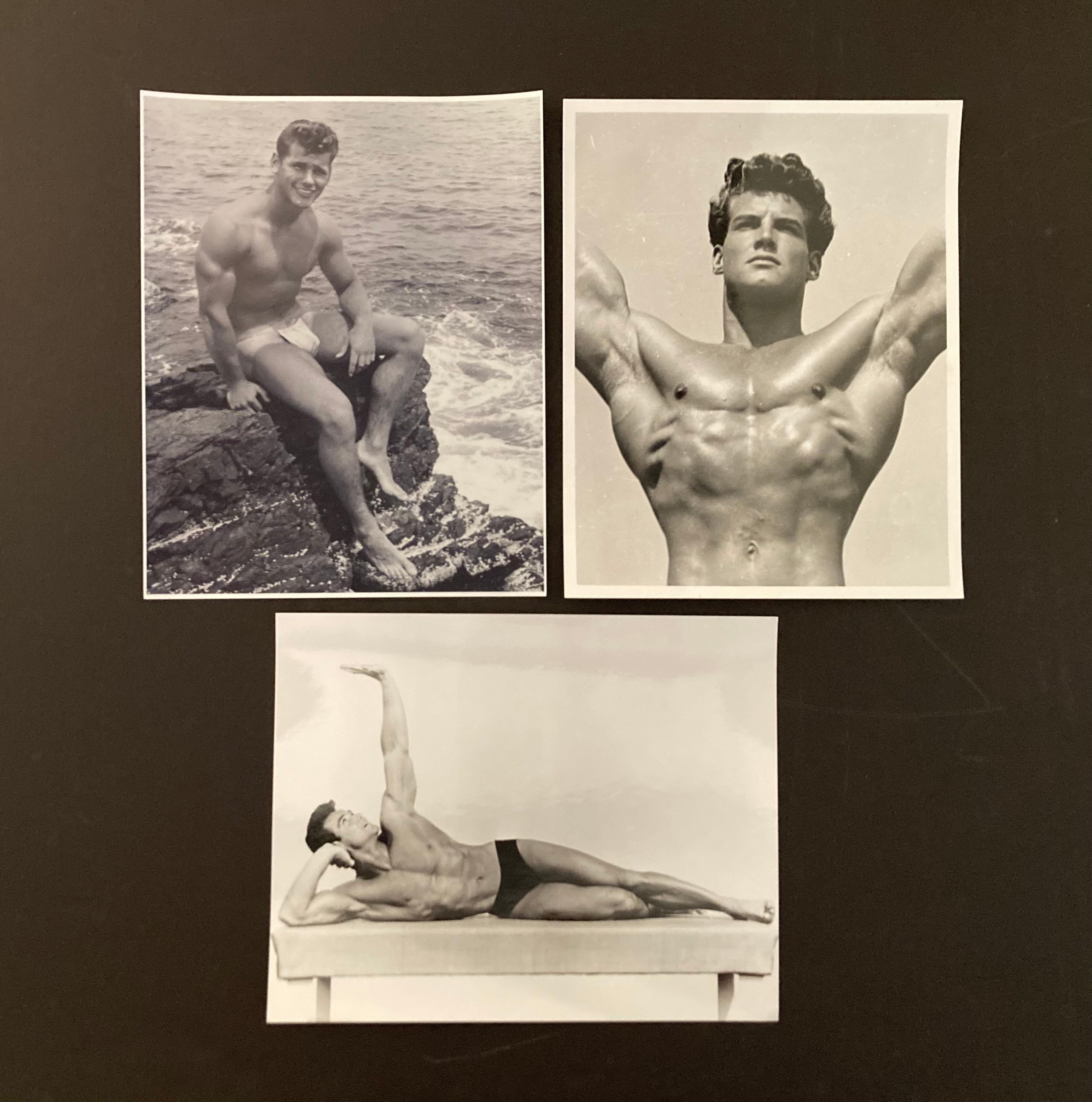 Lot: 9 Reprints of Vintage Physique Photographs 1990s-2000s - Etsy