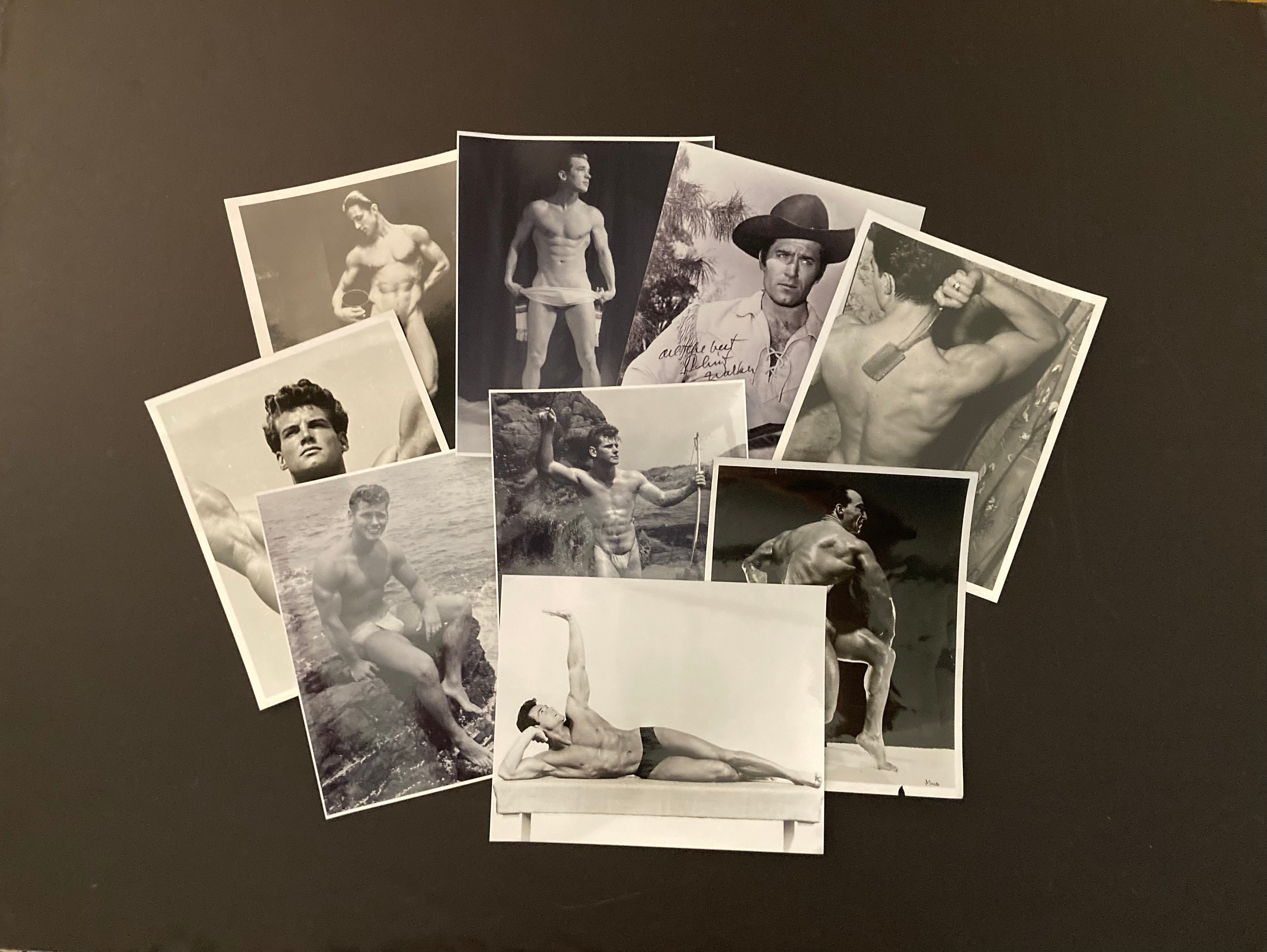 Lot: 9 Reprints of Vintage Physique Photographs 1990s-2000s - Etsy