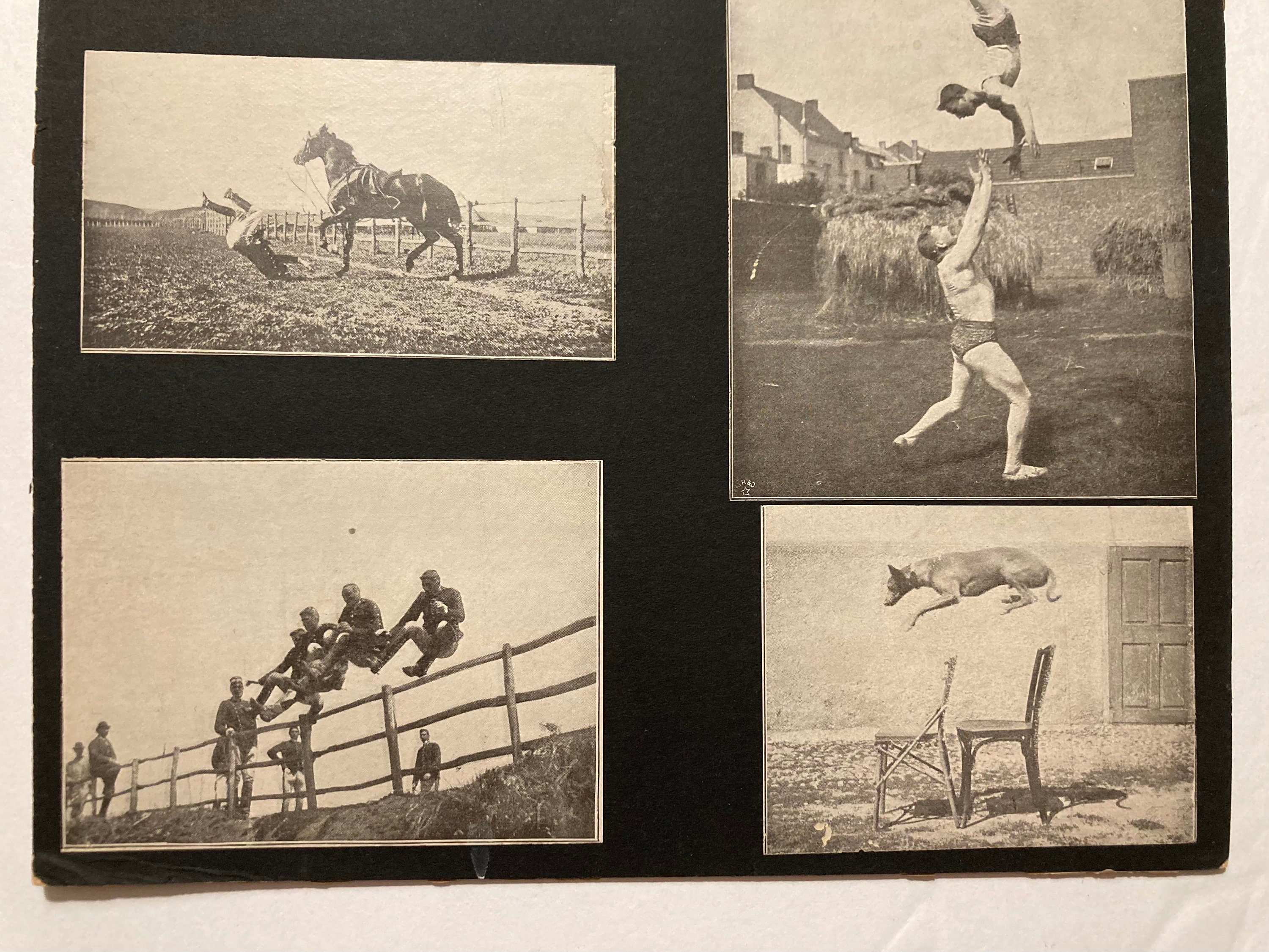 MOTION 1920's Educational Collage Depicting Motion/movement. Unique ...