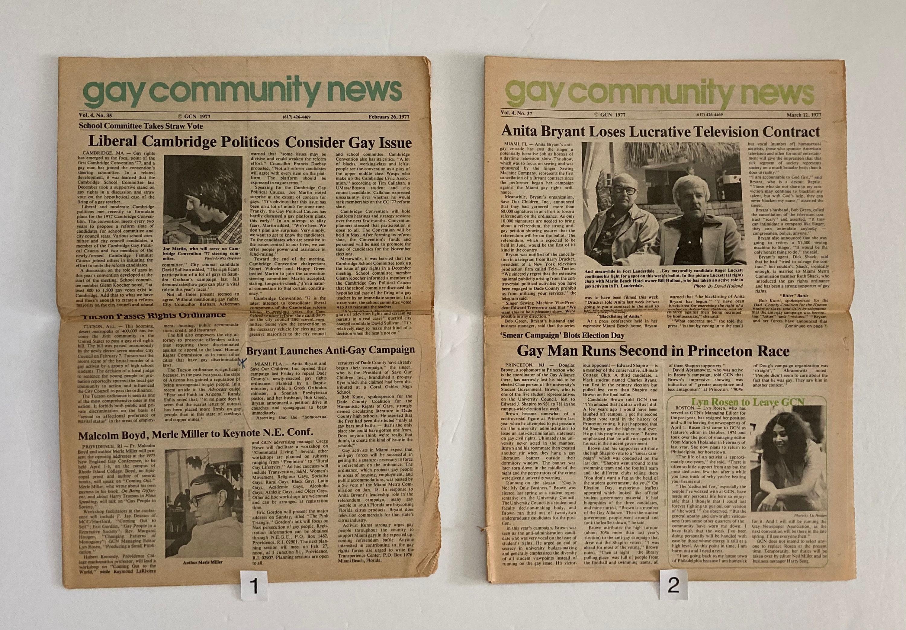Vintage LGBTQ Newspapers From the 1970's. gay gay Community News and ...