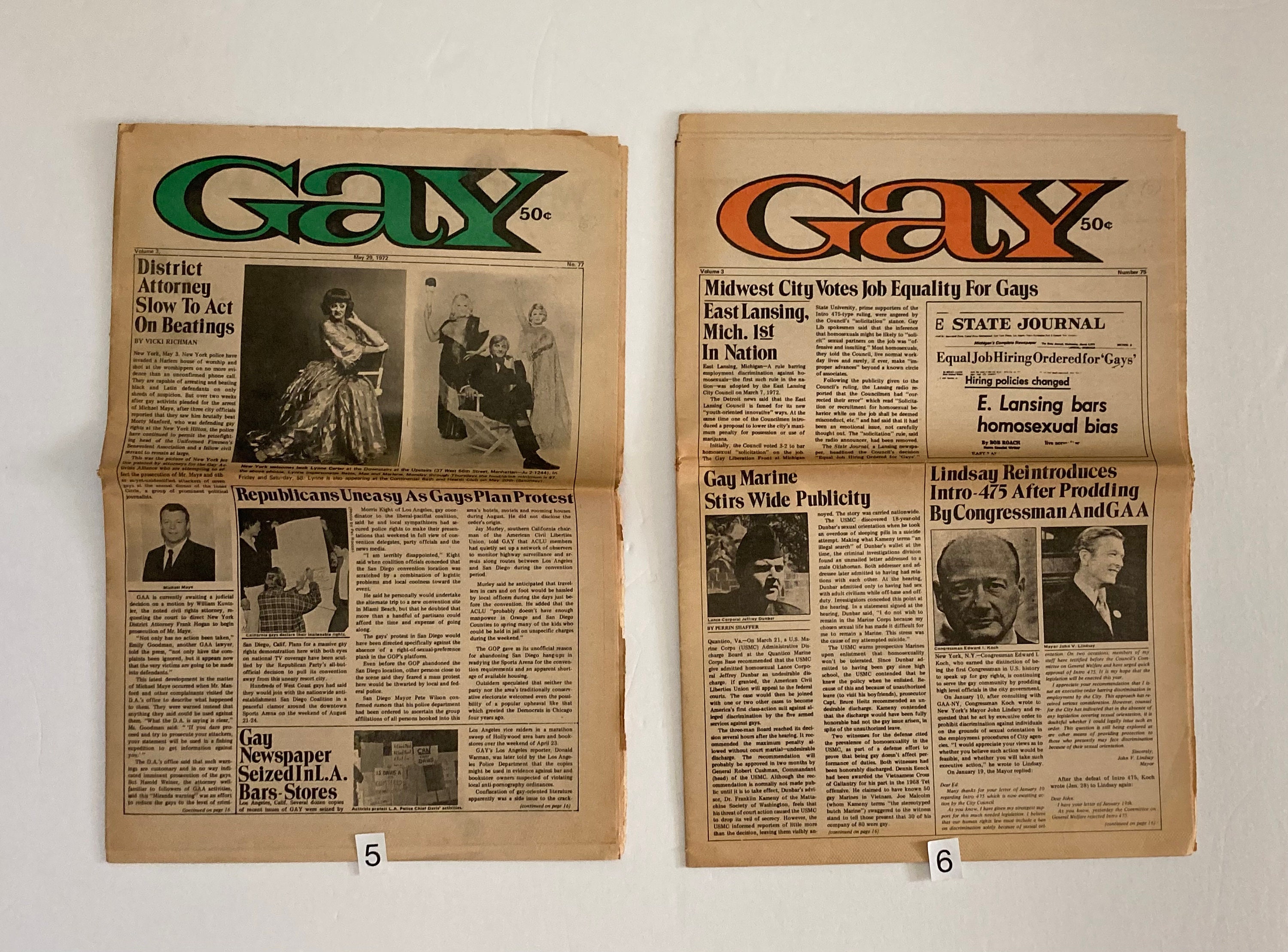 Vintage LGBTQ Newspapers From the 1970's. gay - Etsy