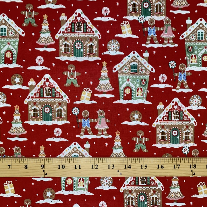 Gingerbread Fabric - Etsy
