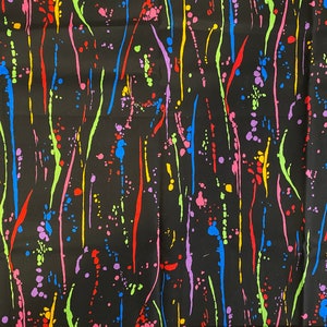 Paint Splatter Fabric Cotton Quilting Crafting Sewing Fabric - Etsy