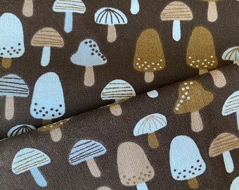 Fungi Fabric Fungi Pattern by Sarah Twist Fungi Mushroom Toadstool ...