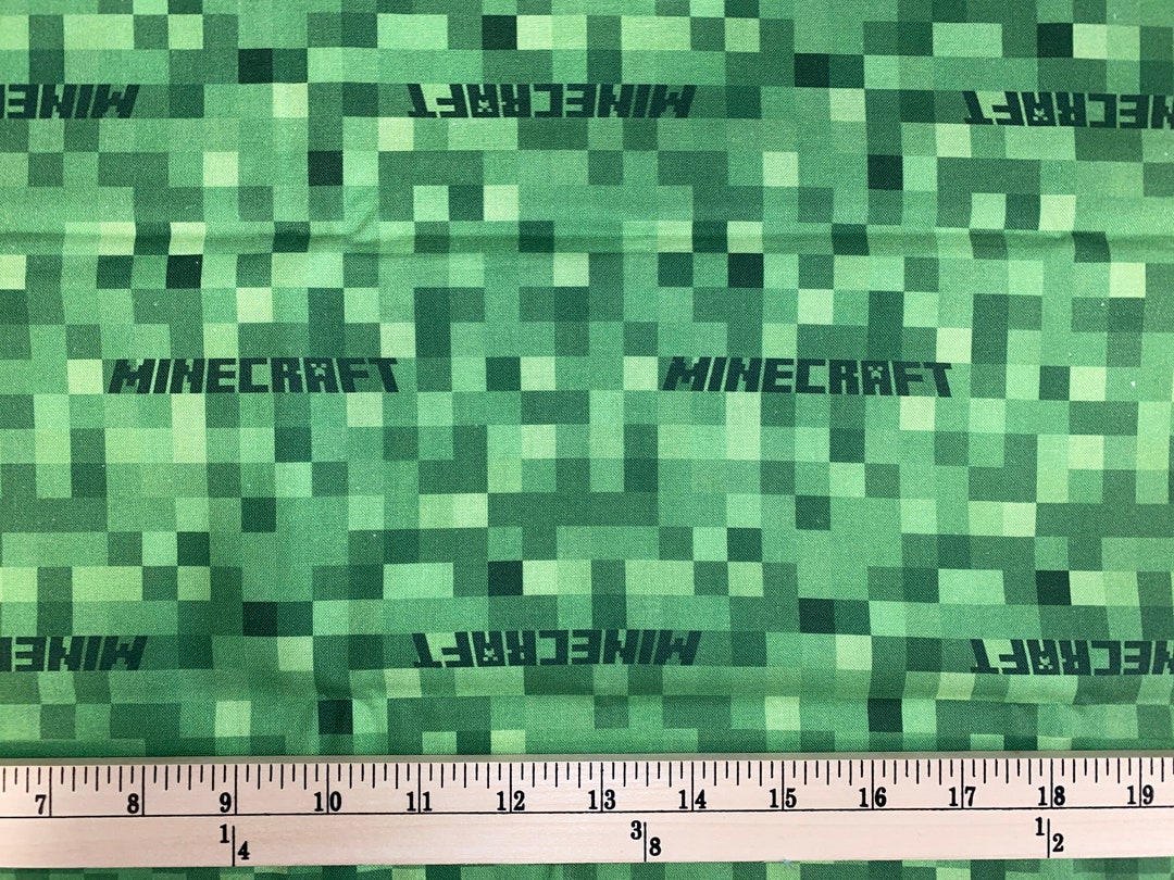 Minecraft Fabric (6 Choices) Quilting Craft Sewing Fabric - Etsy