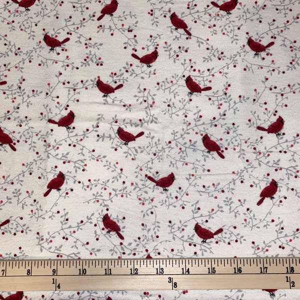 Cardinal Fabric - Etsy