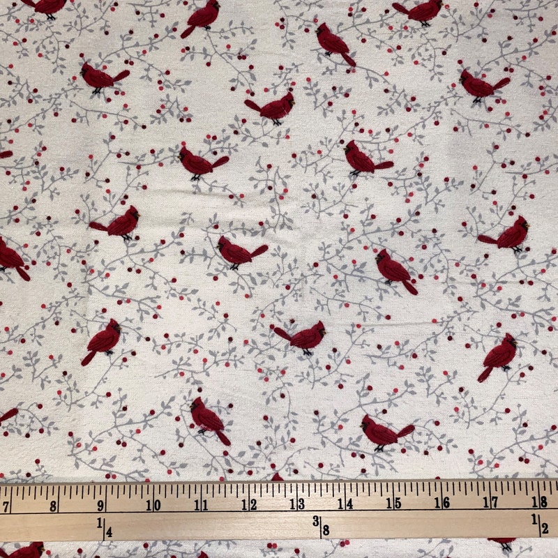 Cardinal Fabric - Etsy
