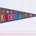 Kindergarten Pennant Flag Svg Cut File Tee Digital Download Clipart ...