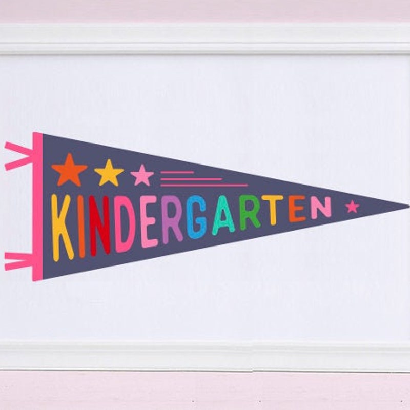 Kids Pennant Flag - Etsy