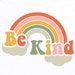 Rainbow Be Kind SVG Cut Files Cricut Files Cute T-shirt Cut File ...