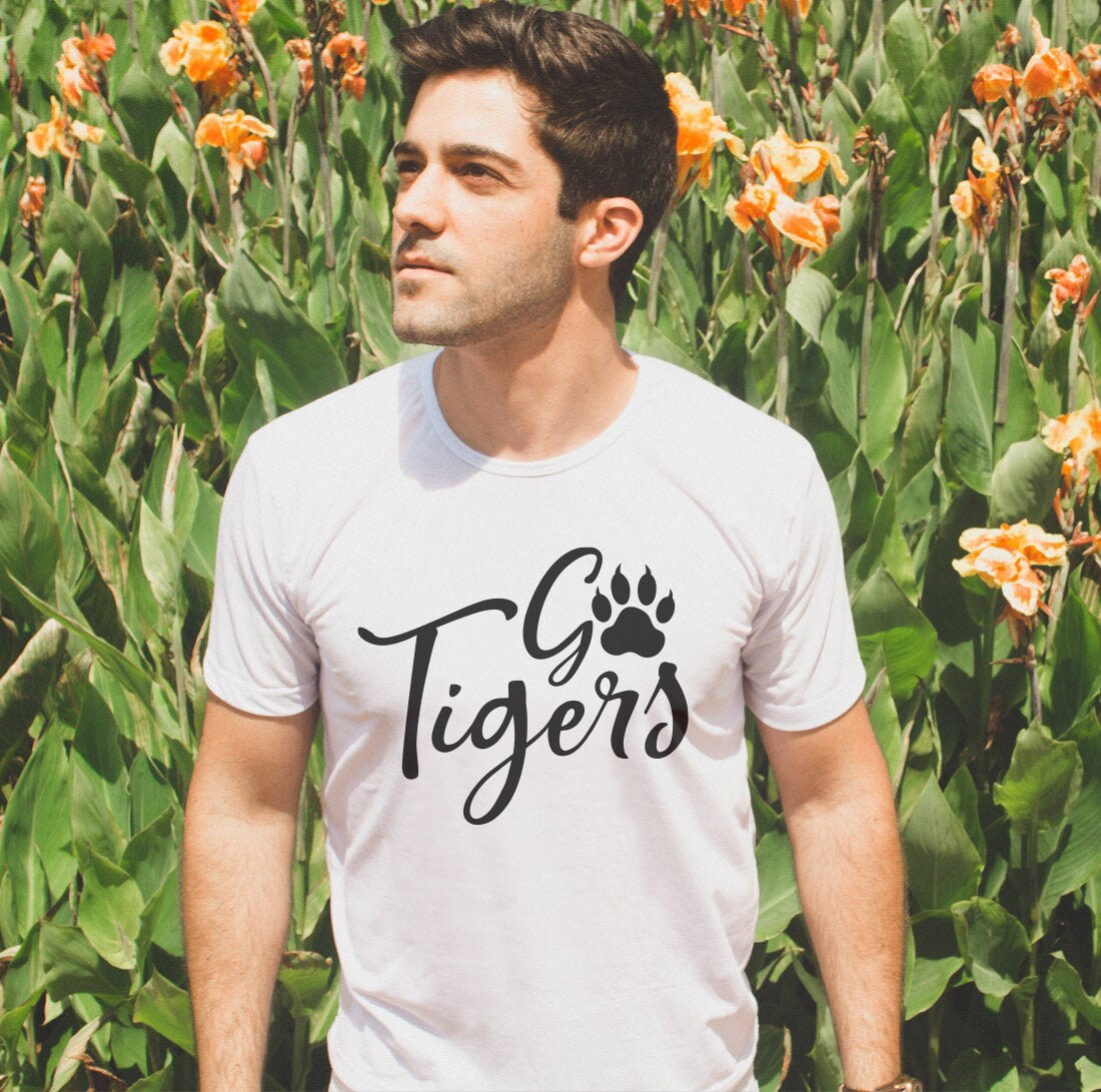 Go Tigers SVG svg Instant Download File Game Day T-Shirt File | Etsy