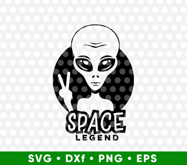 Cute Alien SVG Cut Files Cricut Files Funny T-shirt Svg Cut - Etsy