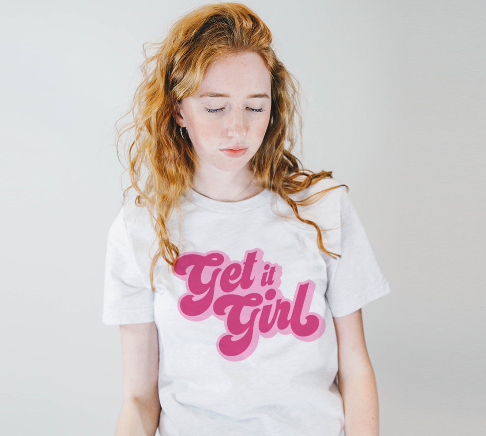 Get It Girl SVG Girl Power Cut Files Cricut Files Cute T-shirt - Etsy