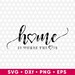 Home is Where the Heart is Sign SVG Digital Download Clipart Cricut ...