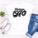 Vintage 1970 SVG 50th Birthday Gift Digital Download Clipart Cricut ...