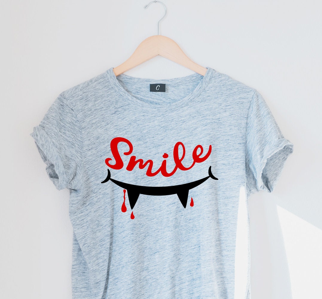 Cute Vampire Teeth SVG Vampire Fangs Smile PNG Cut Files - Etsy