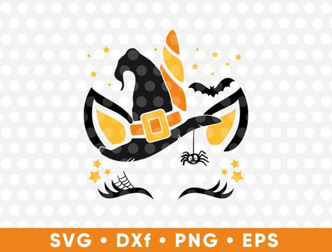 Halloween Unicorn SVG Design Instant Download File Unicorn Svg Cricut ...