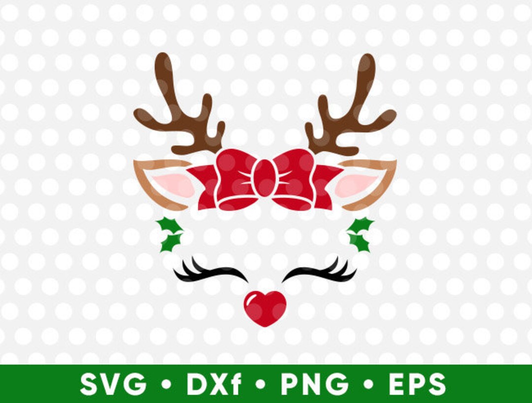 Christmas Reindeer Antlers SVG Download File Reindeer Cricut Silhouette ...