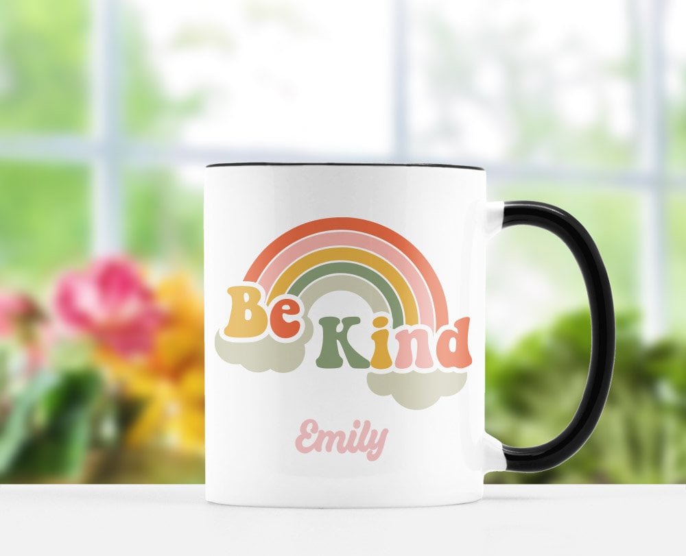 Rainbow Be Kind SVG Cut Files Cricut Files Cute T-shirt Cut - Etsy