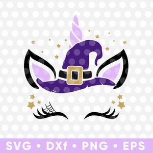 Halloween Unicorn SVG Design Instant Download File Unicorn Svg Cricut ...