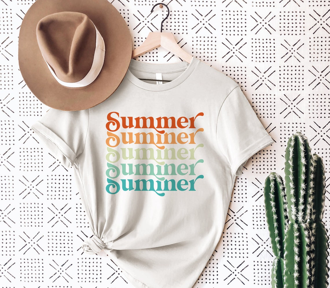 Summer SVG Cut Files Cricut Files Cute T-shirt Clipart - Etsy UK