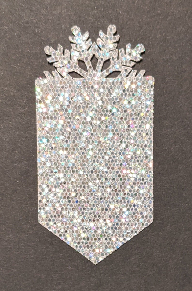 Snowflake Banner Cake Topper SVG Cut File for Cricut & - Etsy