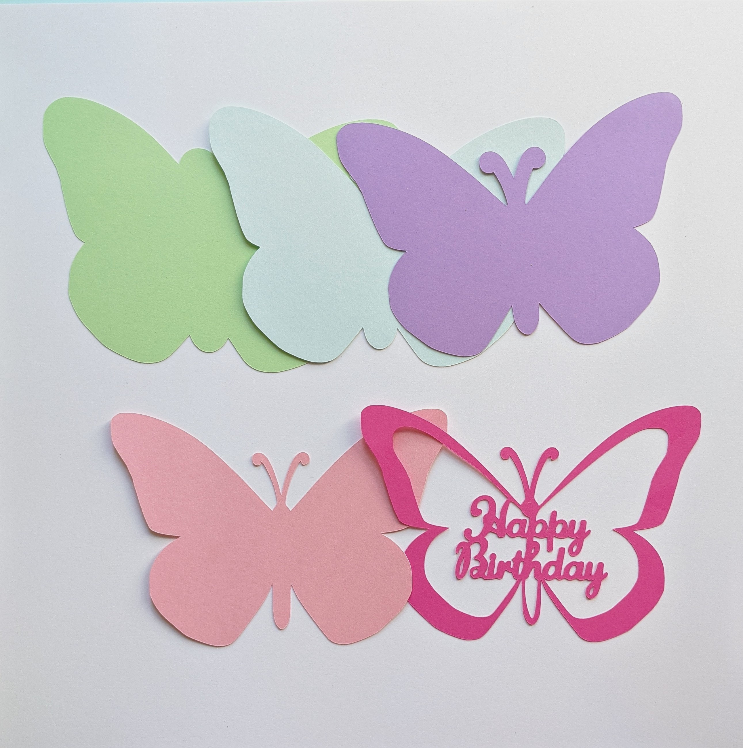 butterfly cake topper svg party decor for kids 1st birthday svg party ...