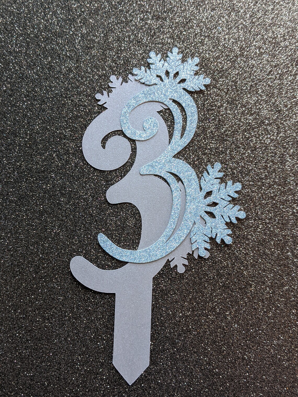 Snowflake Number SVG Christmas SVG Winter Wonderland Number - Etsy