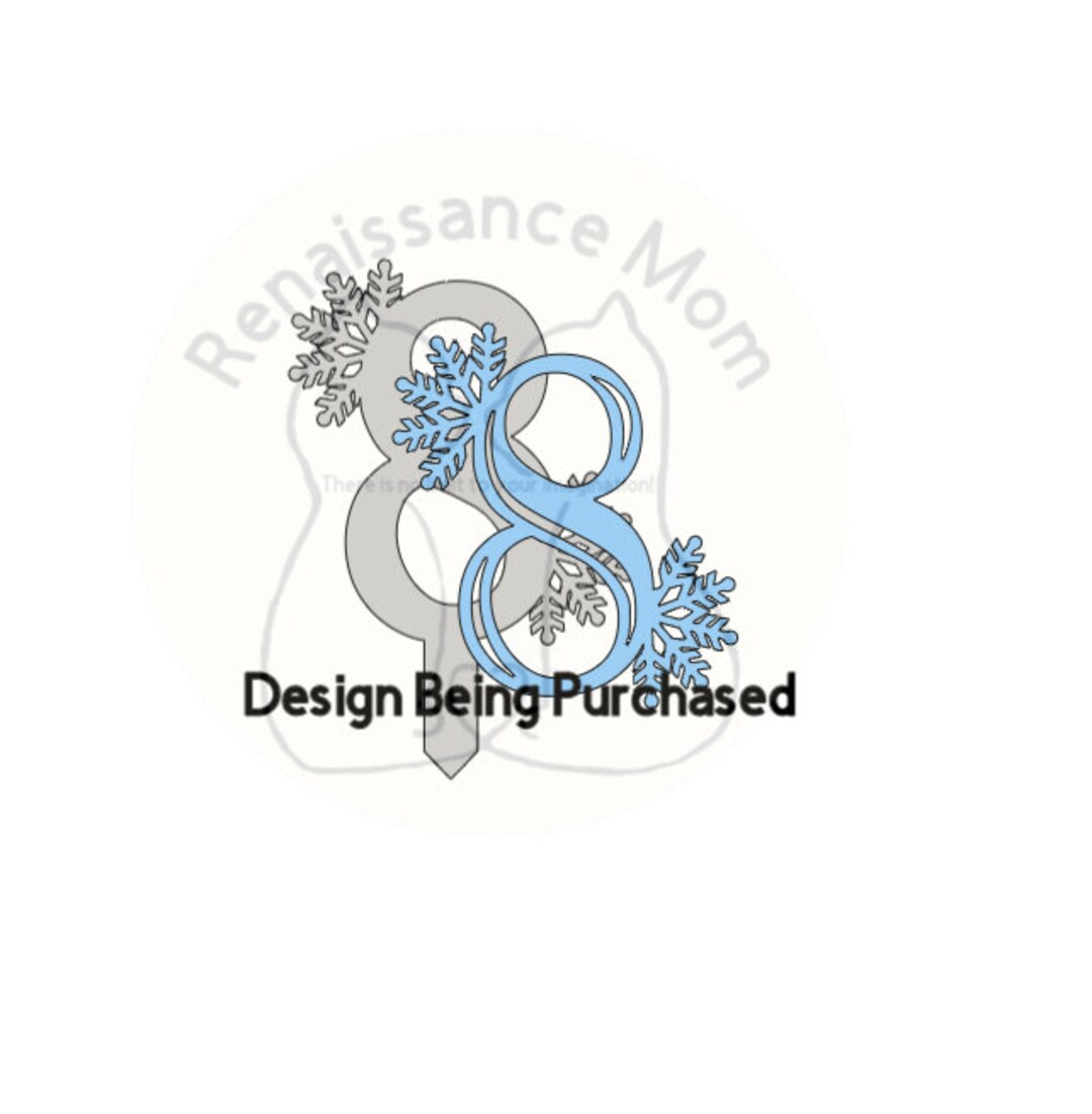 Snowflake Number SVG, Christmas SVG, Winter Wonderland, Number 8 Svg ...