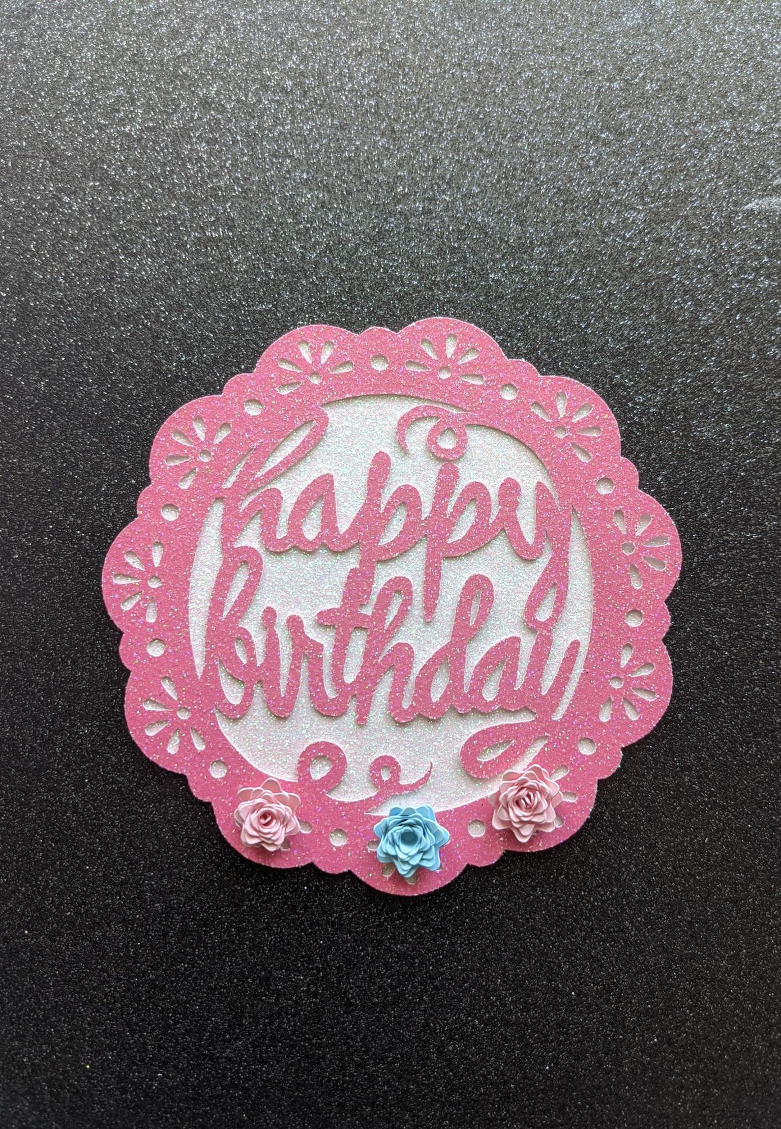 Papel Picado Cake Topper SVG Fiesta Cake Topper Papel Picado - Etsy