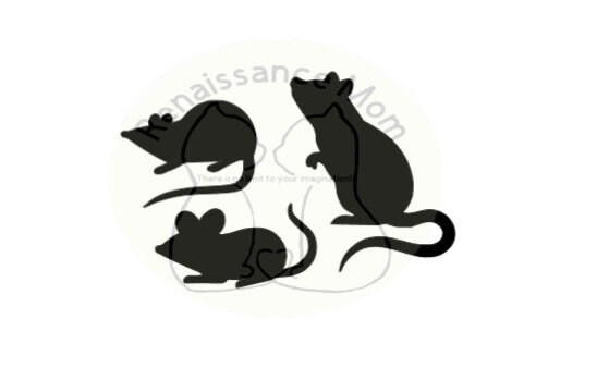 Mouse Holes With Mice SVG File Bundle SVG Mouse Holes Images | Etsy