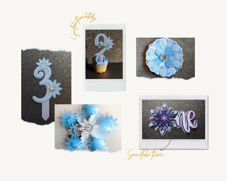 Snowflake Number SVG Christmas SVG Winter Wonderland Number - Etsy