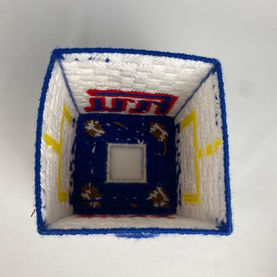 New York Giants Tissue Box Cover Holder Football Boys Kids Room Man ...