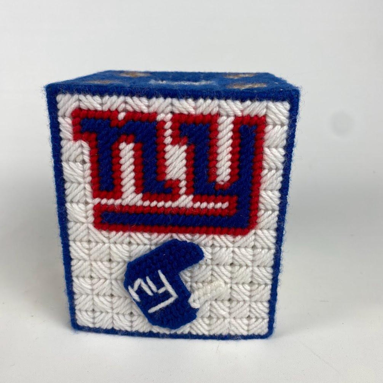 New York Giants Tissue Box Cover Holder Football Boys Kids Room Man ...