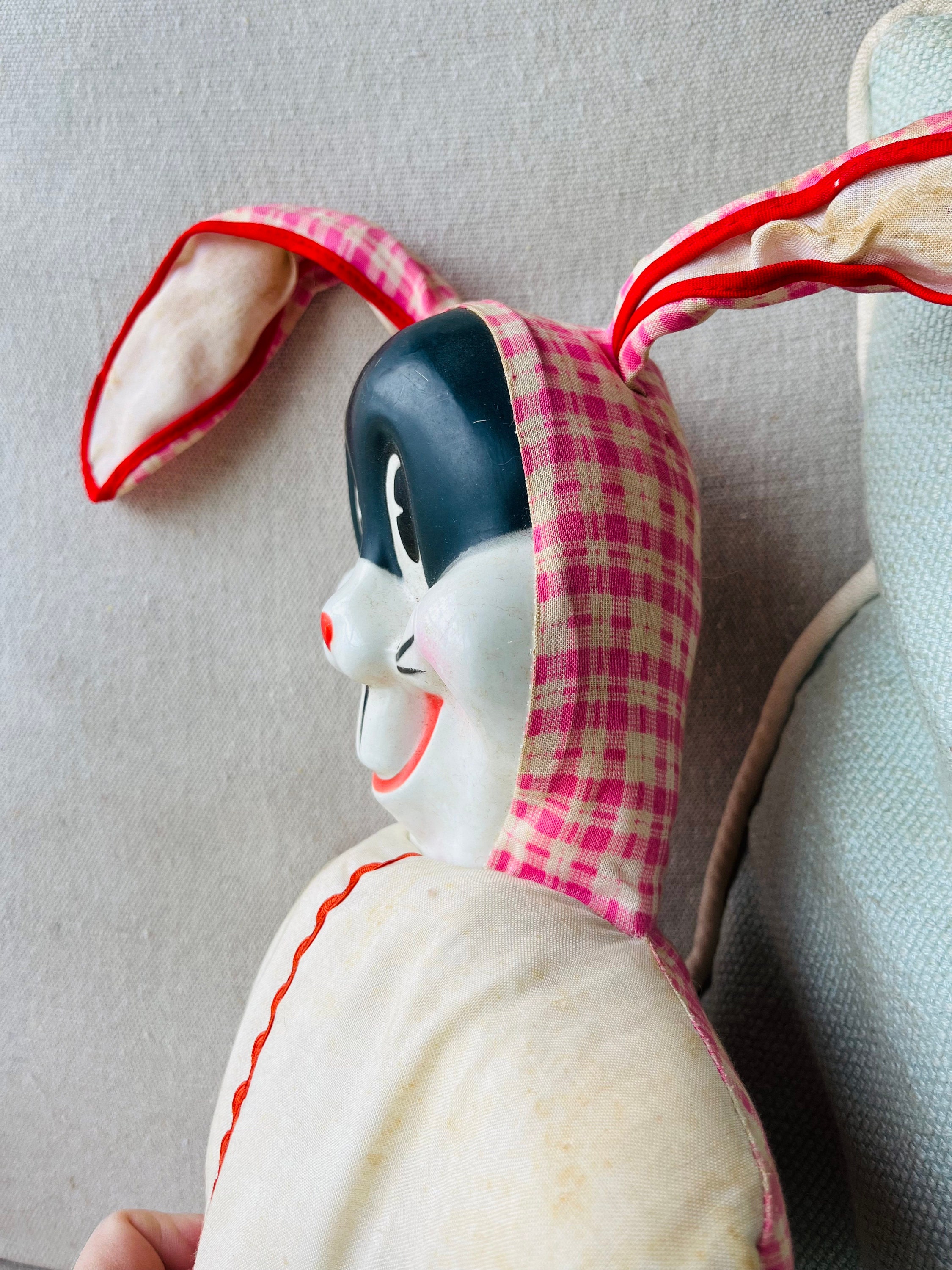 Vintage Warner Brothers Carnival Doll Very Old Rabbit Doll Unique Retro ...