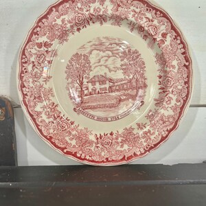 Vintage Walkerred and White China- Walker China - Red and White ...