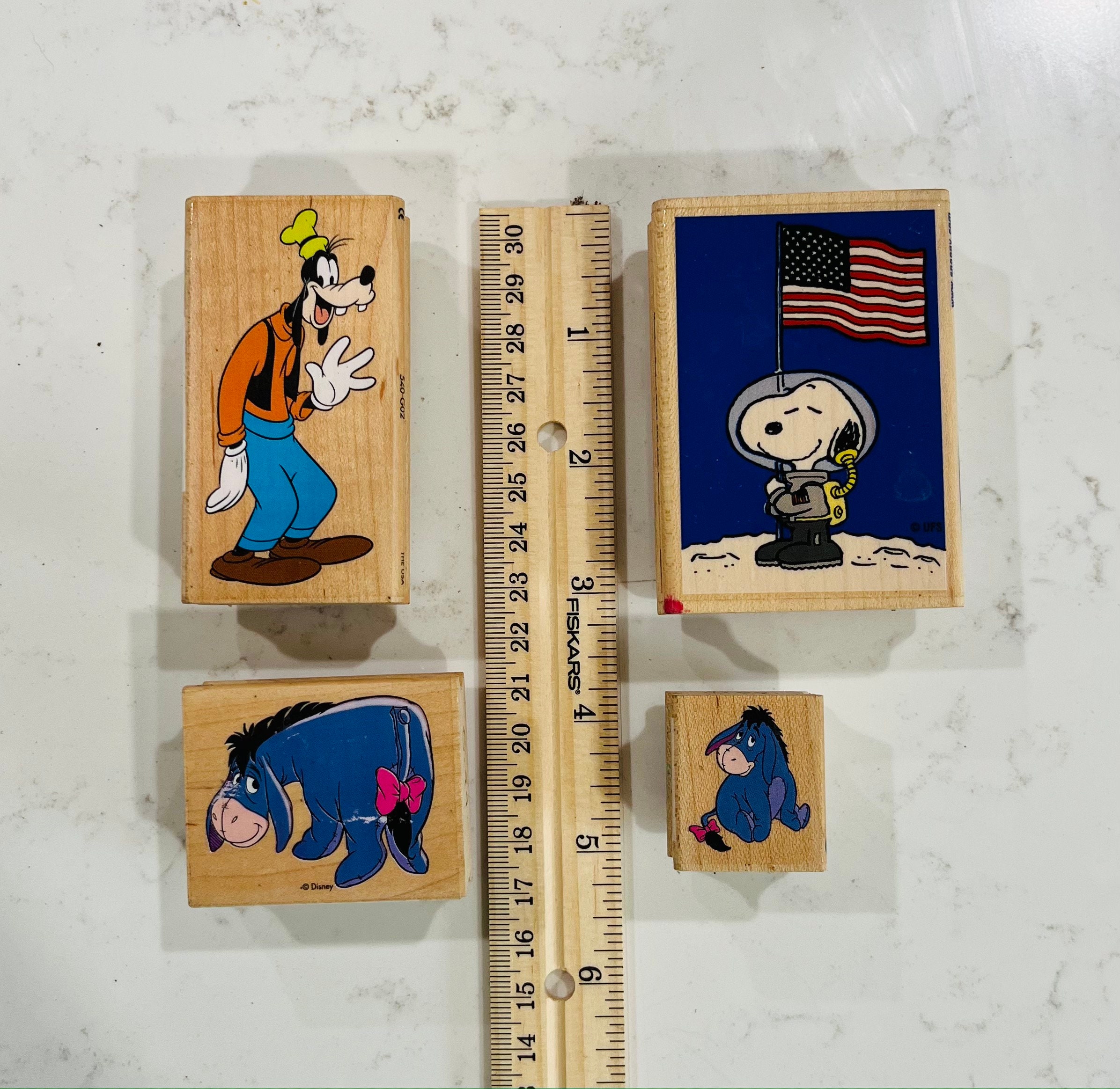 Rubber Stamps Space Snoopy Stamp Waving Goofy Stamp - Etsy