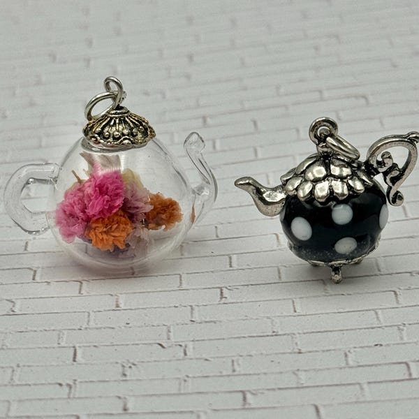 Tea Pot Charms - Etsy