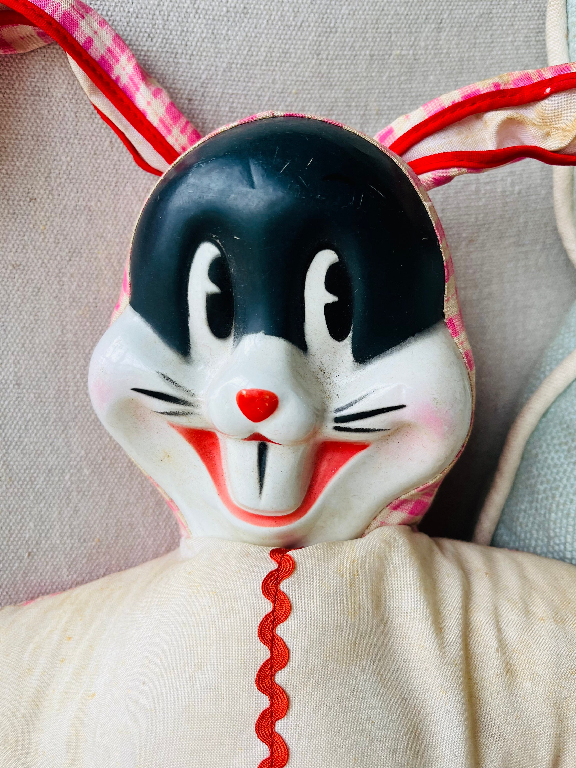 Vintage Warner Brothers Carnival Doll Very Old Rabbit Doll Unique Retro ...