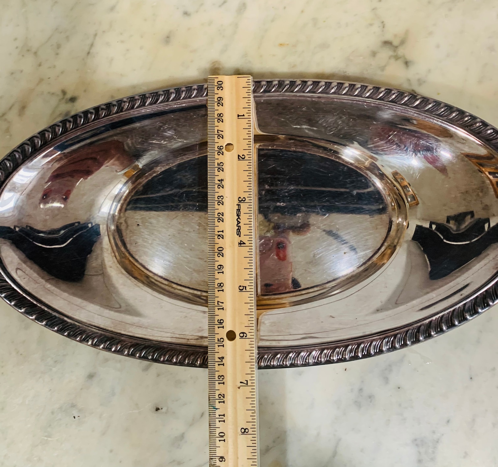 Silver-plated Oval Tray - Etsy