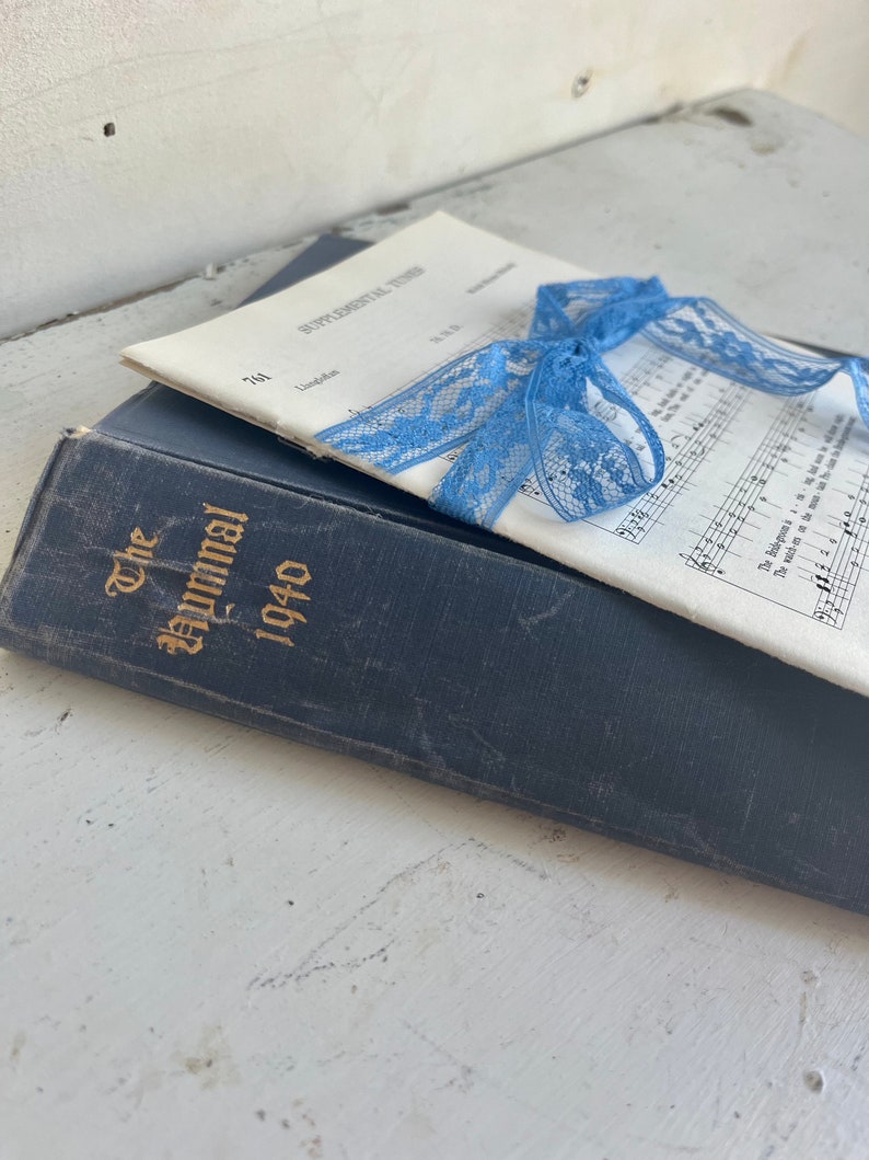 Vintage Hymnal Pages-old Church Song Pages-wedding Decor-christmas ...