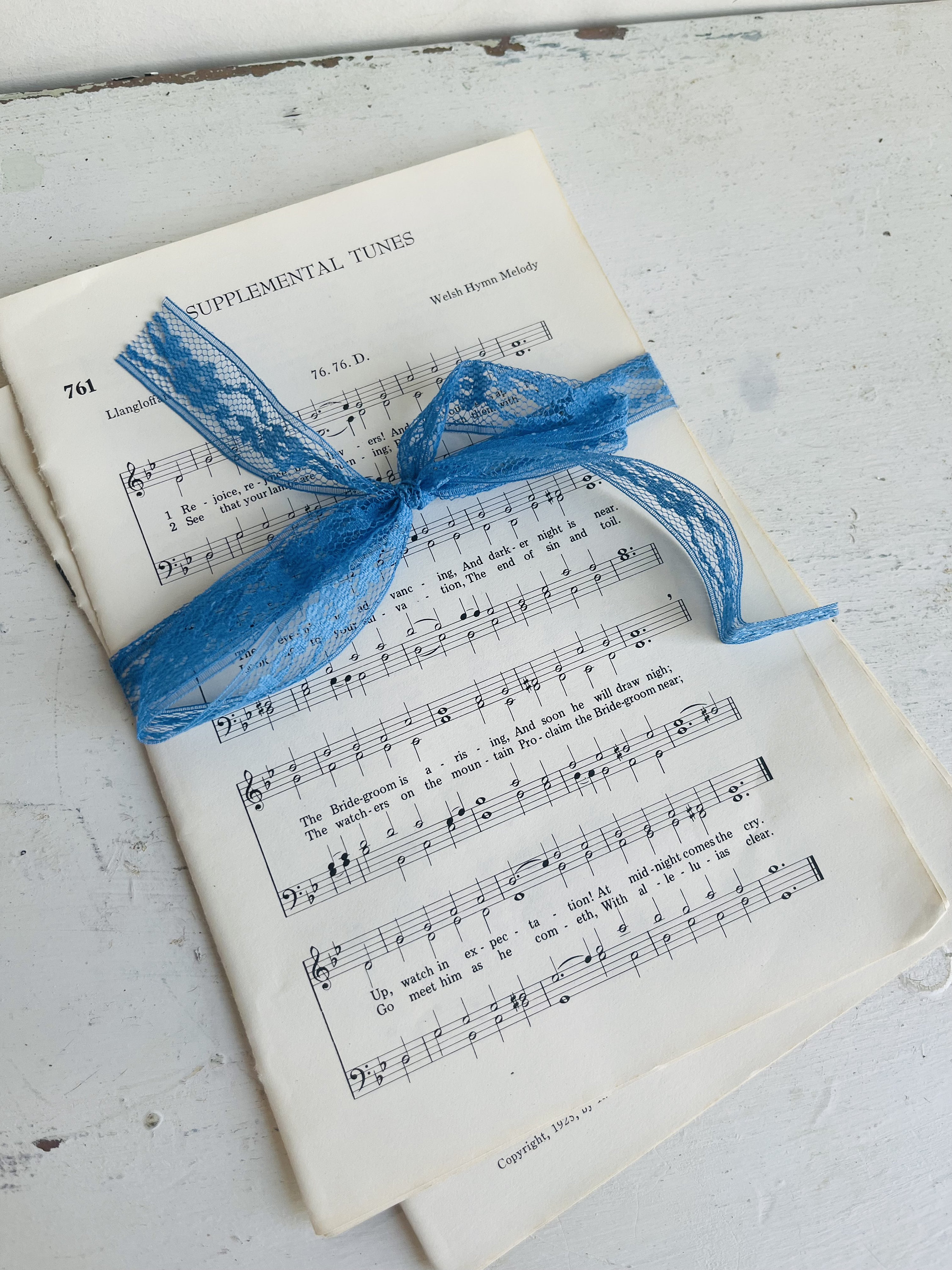 Vintage Hymnal Pages-old Church Song Pages-wedding Decor-christmas ...