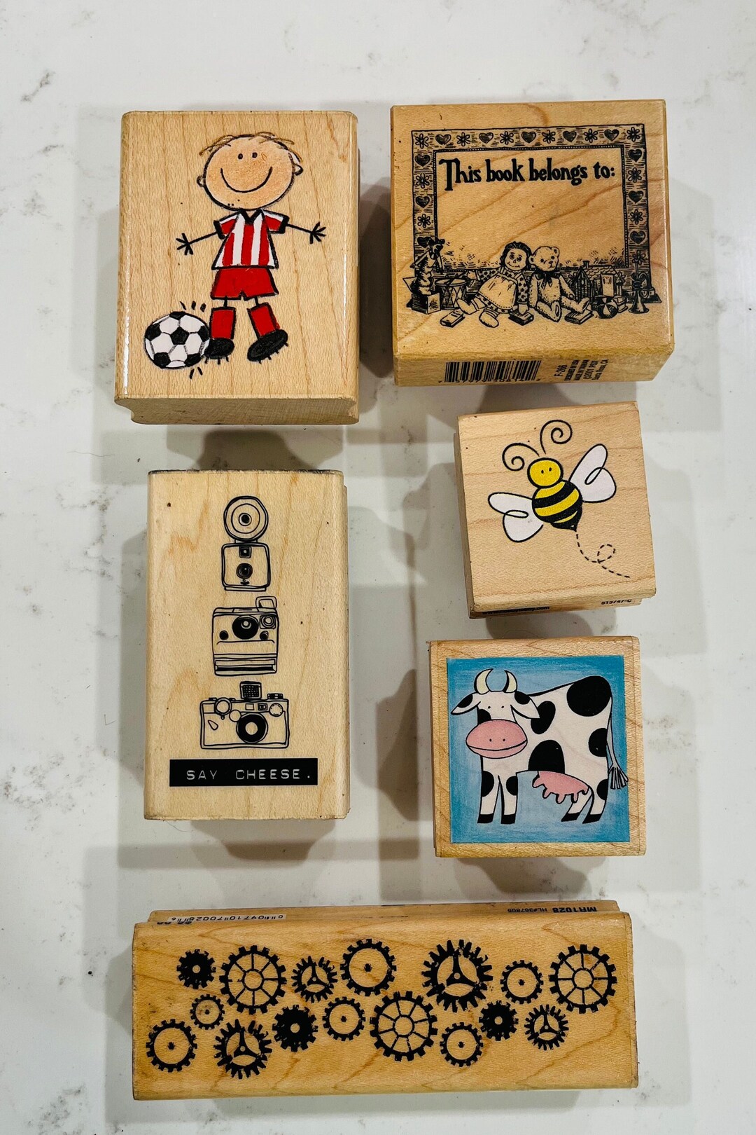 Rubber Stamps for Card Making Crafts Sport Animals Gears Stamp Camera ...