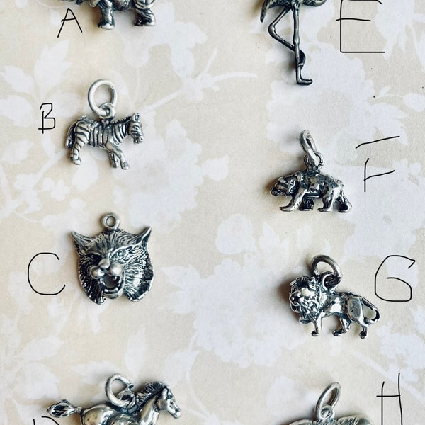 Animal Charms - Etsy