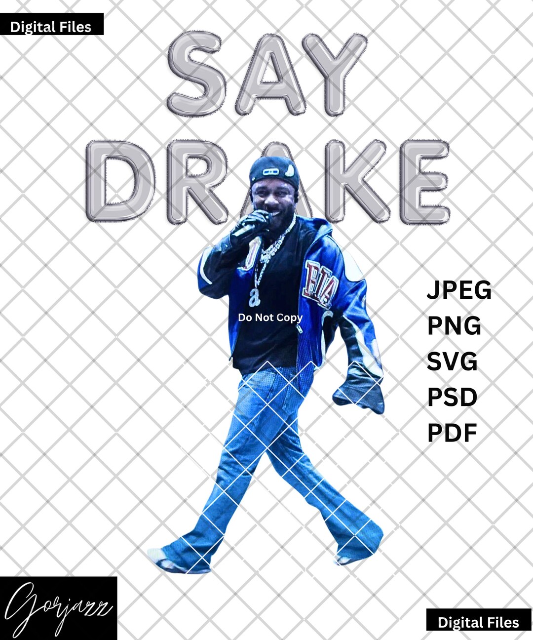 Say Drake Kendrick Lamar - PNG, JPG, PDF, Etc. - Etsy