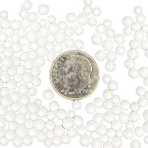 Micro Foam Beads 0.25 Cubic Feet - Great for Arts & Crafts, Stuffing ...