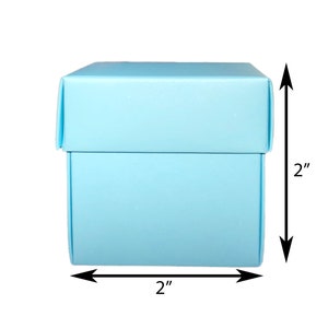 Mini Square 2x2x2 Inch Baby Shower Shower Favor Boxes - (12 Pcs) - Etsy