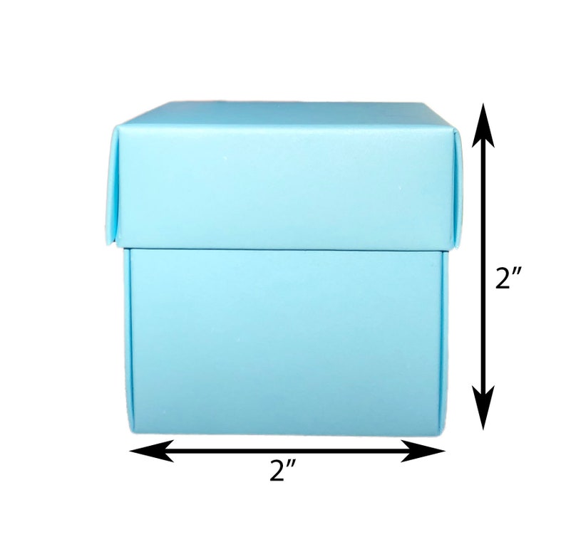 Mini Square 2x2x2 Inch Baby Shower Shower Favor Boxes - (12 Pcs) - Etsy