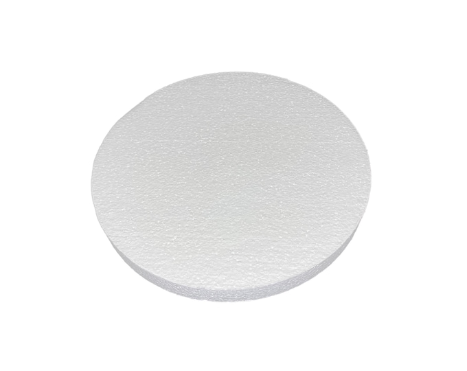 6 Piece - Smooth Foam Polystyrene Circle Disc, for Diy's and Arts and ...