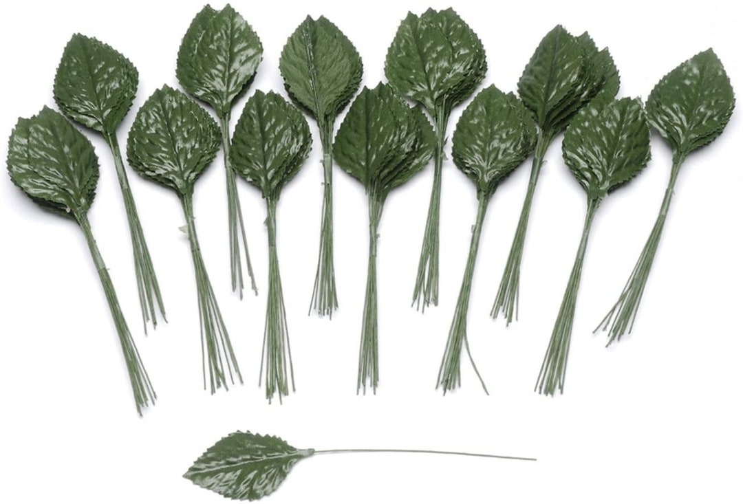 Small Single Leaf Leaves Green for Arts & Crafts 144-pack - Etsy